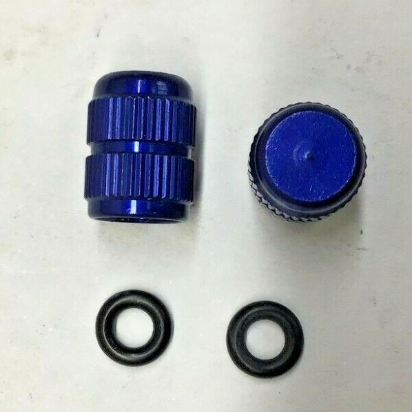 Aluminium Dust Caps Pack of 2 Blue Pro Bolt HF1709T22 | eBay UK