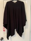 Vince Camuto Knit Topper Cape - Black Size M/L (New with tags) | eBay