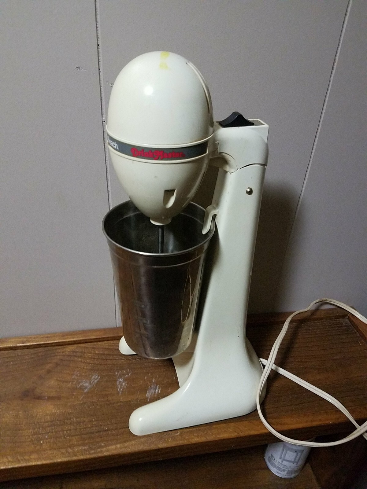 Vintage Hamilton Beach Drink Master Milk Shake Mixer with Stainless Cup ...
