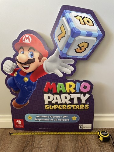 Mario Party Superstars Nintendo Switch Store Display Standee Foam Stand ...