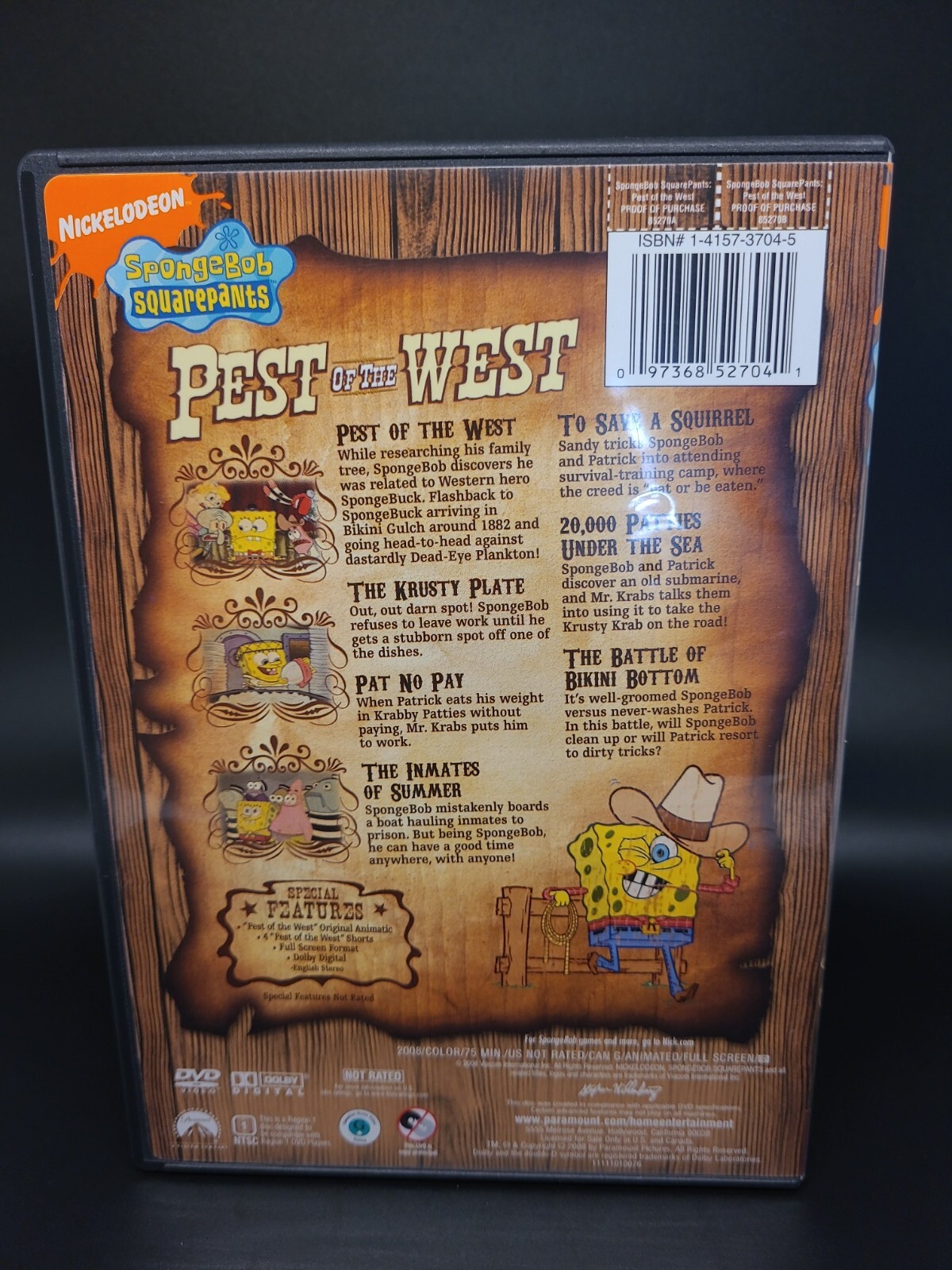 Spongebob Squarepants - Pest of the West (DVD, 2008) 97368527041 | eBay