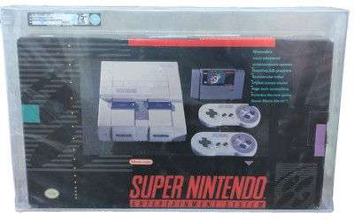 NEW Super Nintendo Super Set with Super Mario World 1991 SNES Console ...
