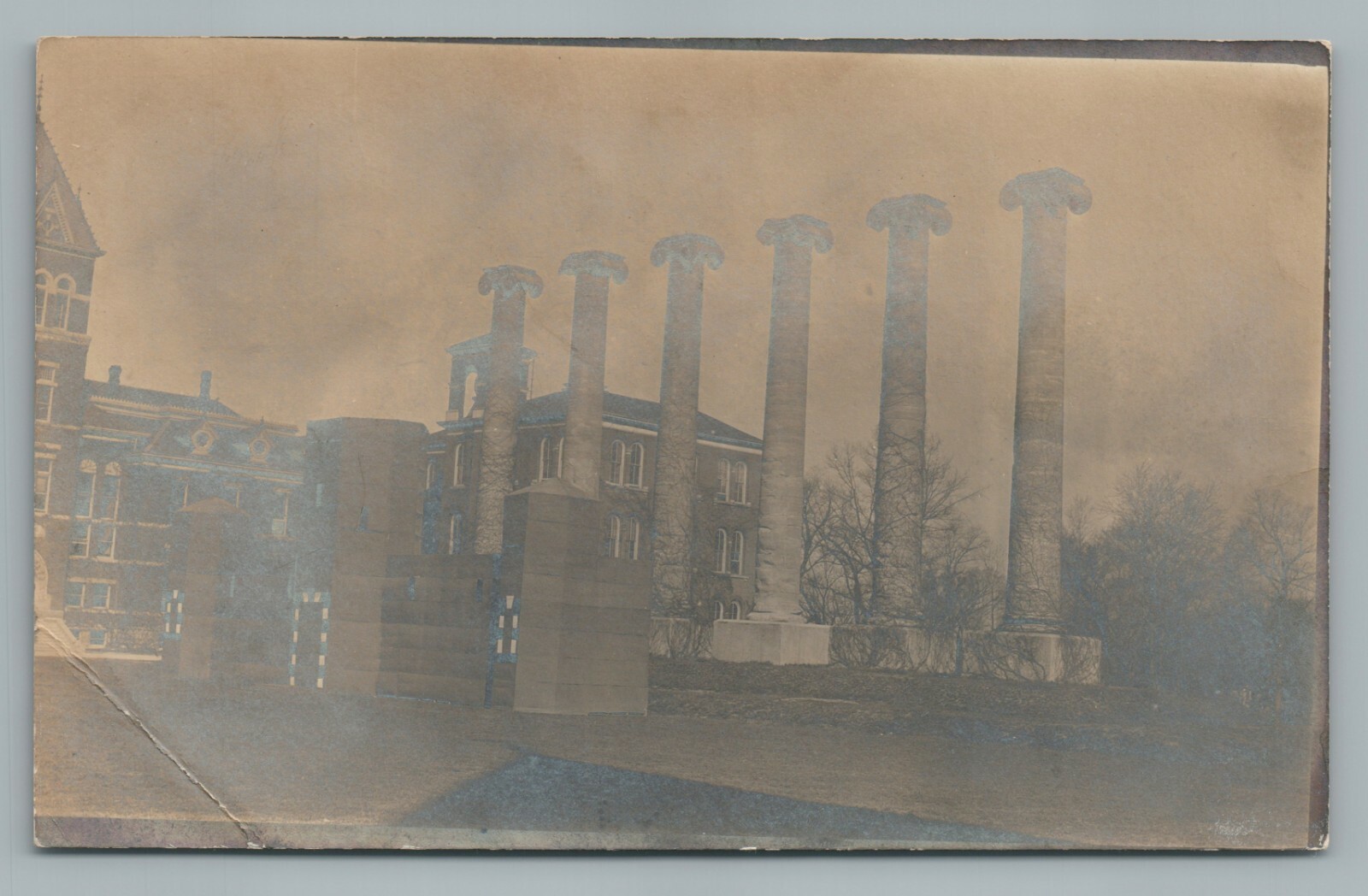 The Columns—University of Missouri RPPC Antique COLUMBIA MO Photo 1910s ...
