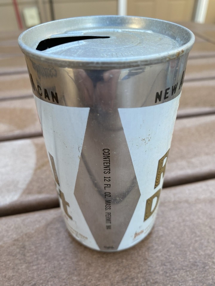 1960’s Straight Aluminum Piels Real Draft Premium Beer Fan Tab Can ...