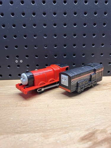 Thomas & Friends Trackmaster MOTORIZED TALKING James Diesel Lot Train ...