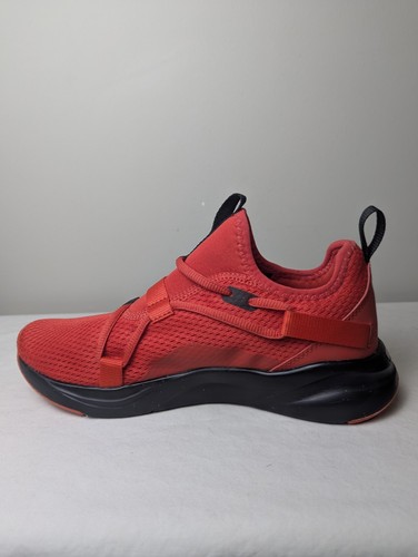 Boy’s Size 7 Puma Softrite Rift Running Sneakers Bold Red Speckled Sole ...