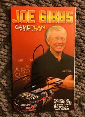 Joe Gibbs Signed Game Plan For Life Pamphlet Autographed Washington NFL ...