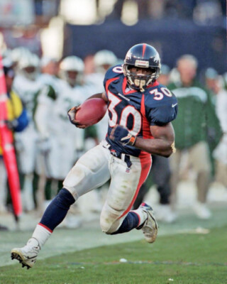 Denver Broncos TERRELL DAVIS 8x10 Photo Print Football Poster HOF 2017 ...