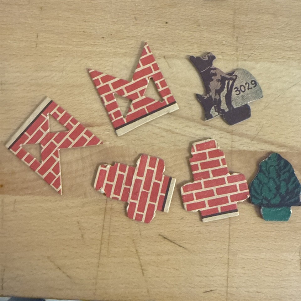 Vtg Built-Rite Toy House No 10 Cardboard House Warren Paper Products ...