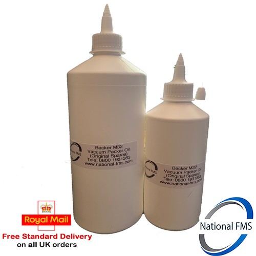Becker Original M32 Vacuum Packer Oil. Suitable for Table Top Models 1/ ...
