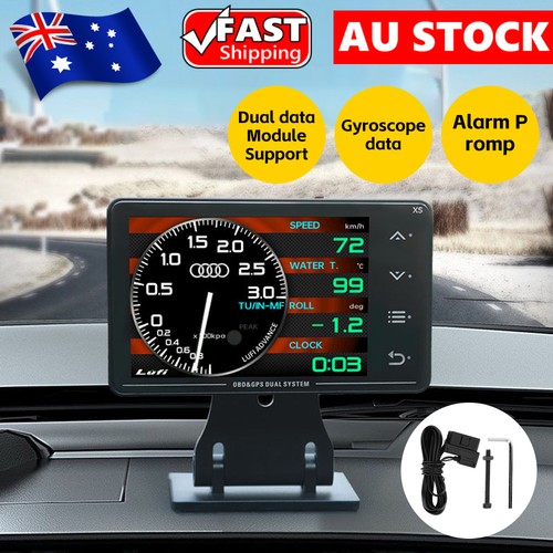 Digital Universal GPS Speedometer Car HUD Head Up Display MPH Overspeed ...