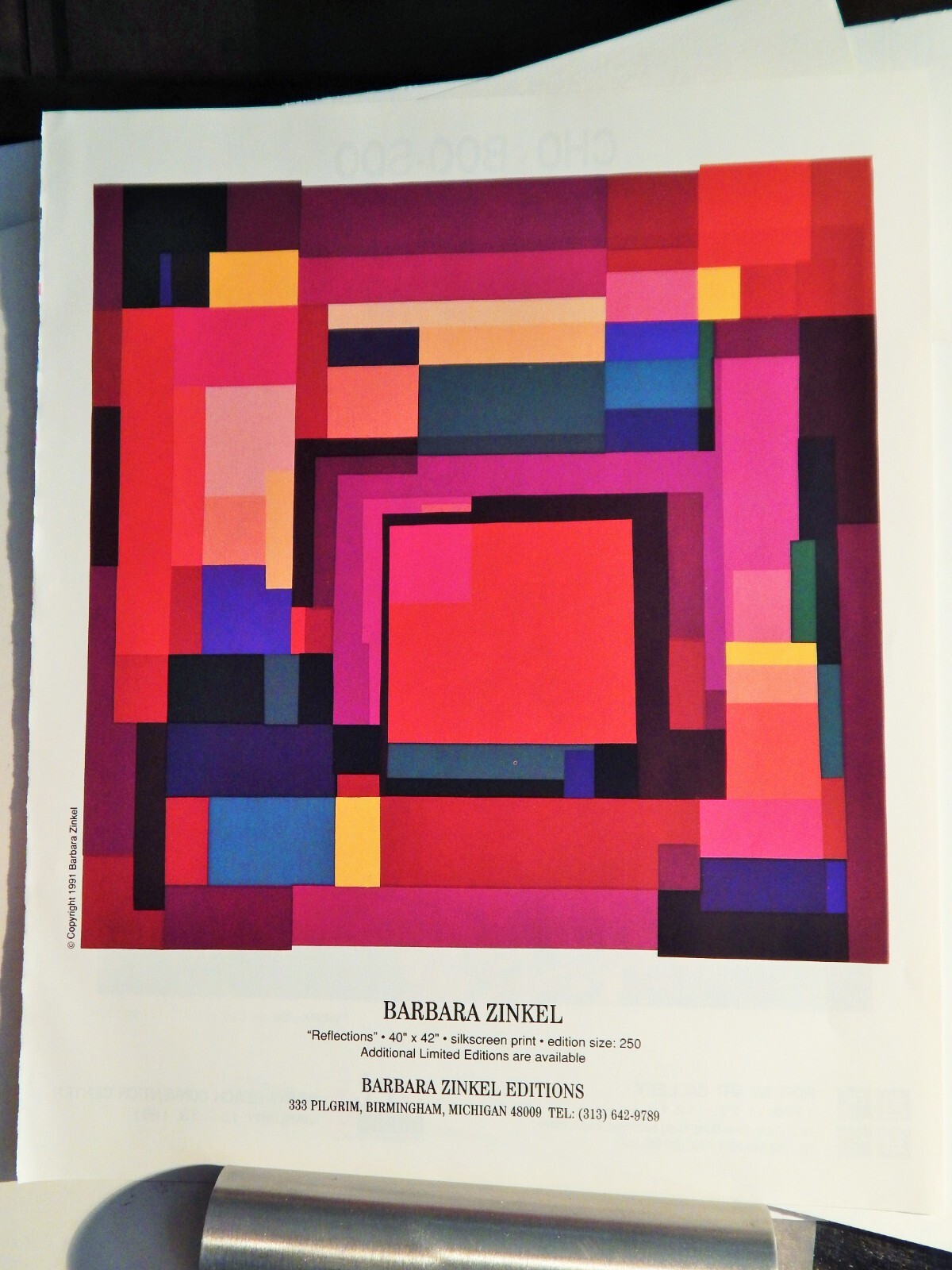 BARBARA ZINKEL ART PIECES VTG ORIG 1991 ADVERTISEMENT | eBay
