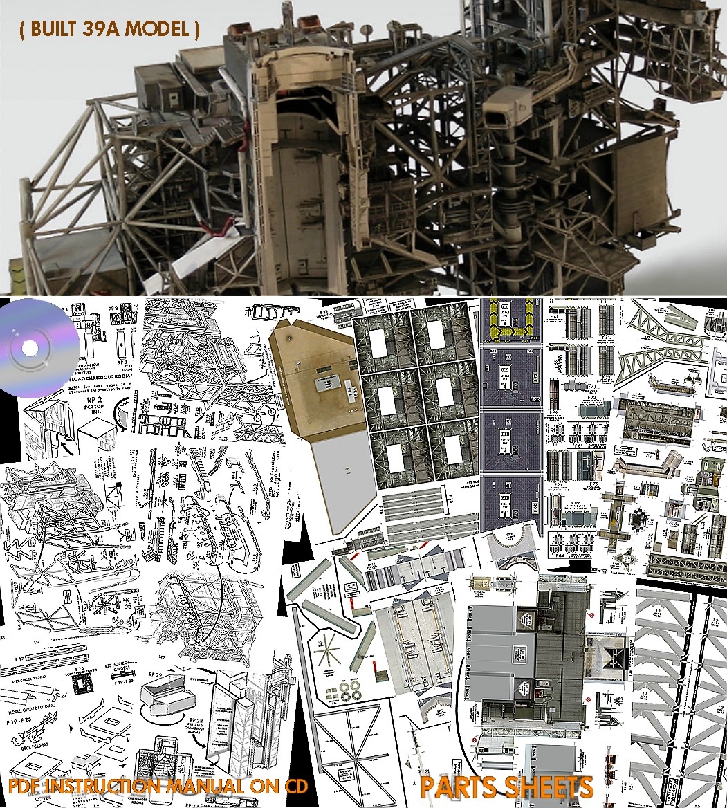 Space Shuttle Launch Complex 39A Model for Airfix/Revell /Boosters 144 ...
