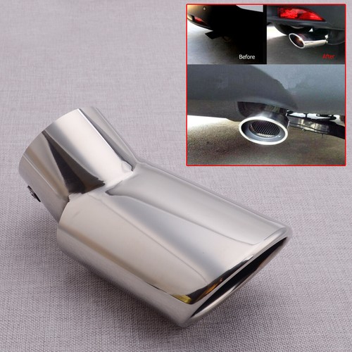 Stainless Curved Exhaust Muffler Tail Pipe End Tip fit for Honda CRV CR ...
