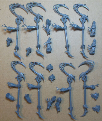 Sylvaneth - Kurnoth Hunters - Scythes Arms Shoulders - Kitbash Bits Box ...
