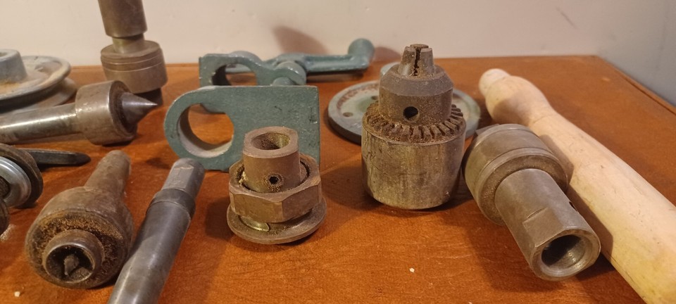 18 Vintage Shopsmith Lathe Discs Pulley Arbors Parts and Accessories ...