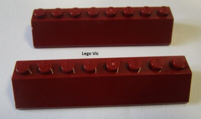 Lego 4445 x2 Slope 45 2x8 Dk Red Creator 75827 5766 Star Wars 7259 MOC ...
