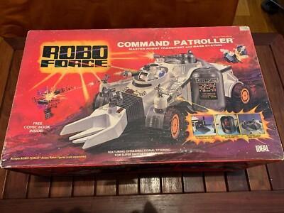 Command Patroller w Box Robo Force Ideal Action Figure Vehicle | eBay