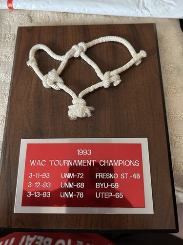 New Mexico Lobos Basketball 1993 WAC Tournament Champions Playoff Run ...