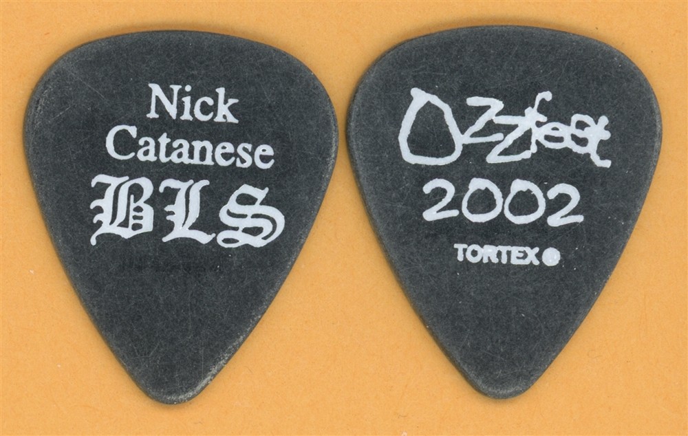 Black Label Society Nick Catanese Vintage Guitar Pick - 2002 Ozzfest Tour | eBay
