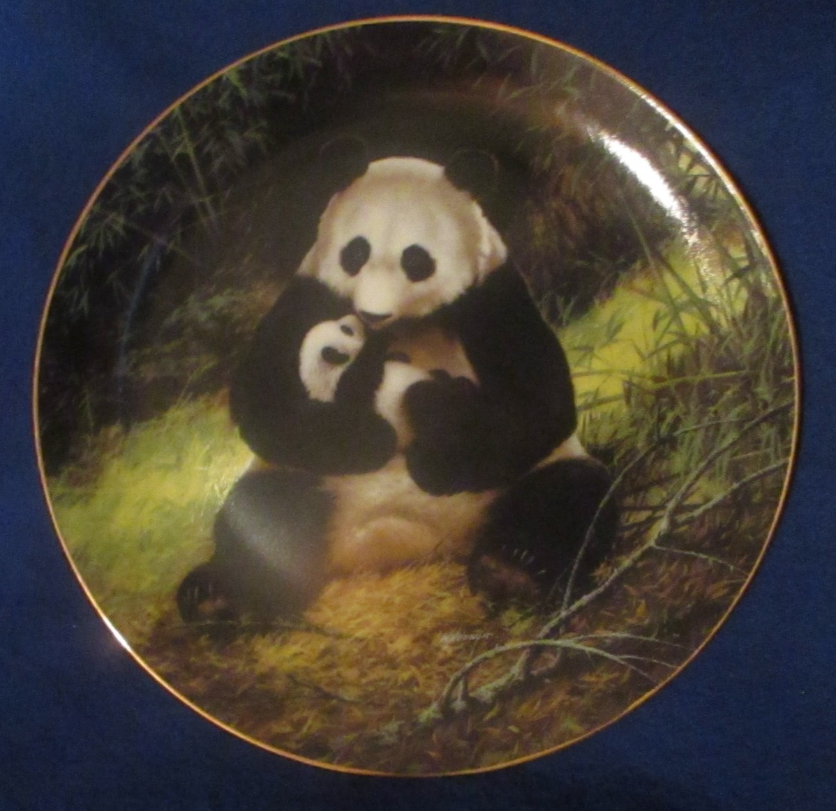 1988 "The Panda" W.S. George "Endangered Species" Fine China Collector ...