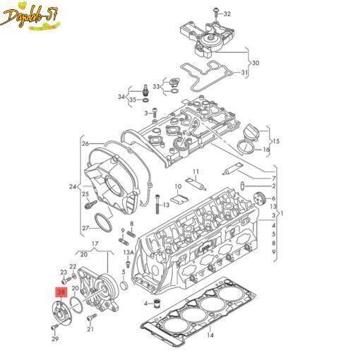 06L 109 259A Engine Camshaft Adjuster Magnet New 06L109259A | eBay