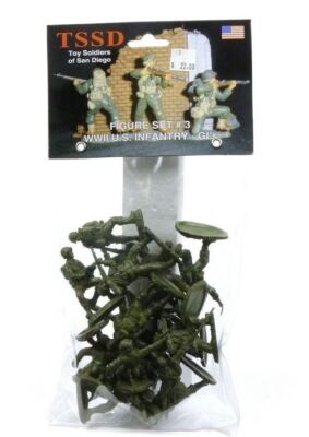 TSSD Toy Soldiers Of San Diego WWII US Infantry GI's Set 3 Green ...