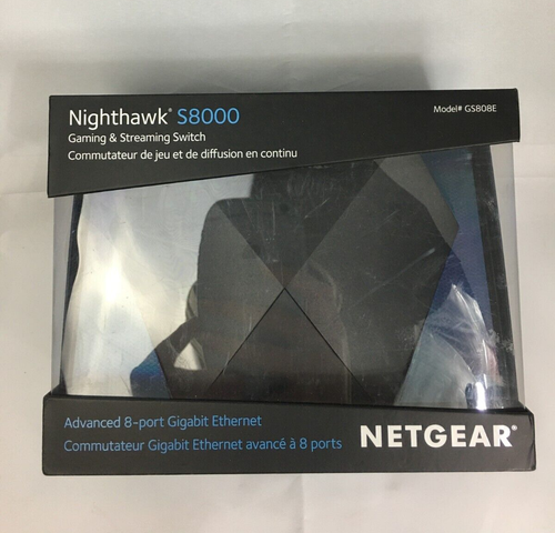 NETGEAR Nighthawk Advanced 8-Port Gigabit Ethernet Switch - GS808E ...