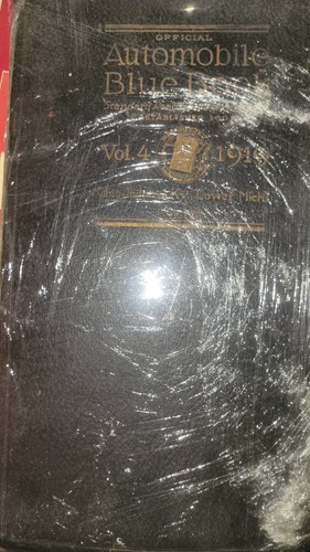 OFFICIAL AUTOMOBILE BLUE BOOK 1919 VOLUME TWONew York: Automobile Blue ...