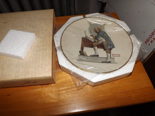 NORMAN ROCKWELL SESQUI CENTENNIAL BEN FRANKLIN 1976 LIMITED ED 10,838/ ...