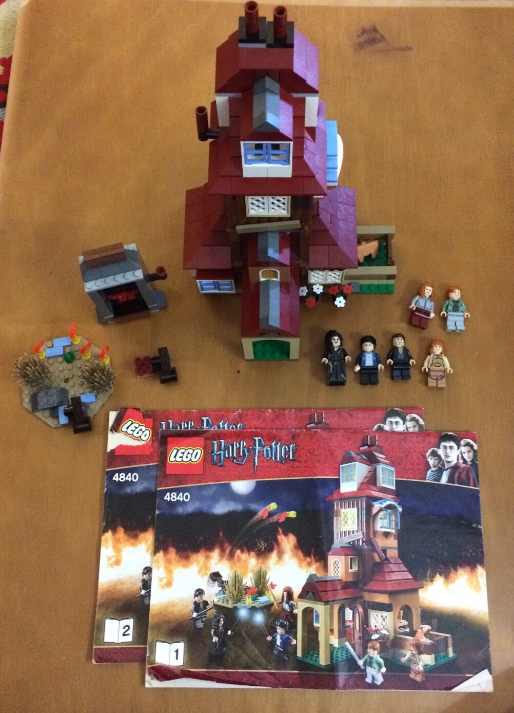 Lego Harry Potter 4840 The Burrow - Complete - No Stickers - See ...