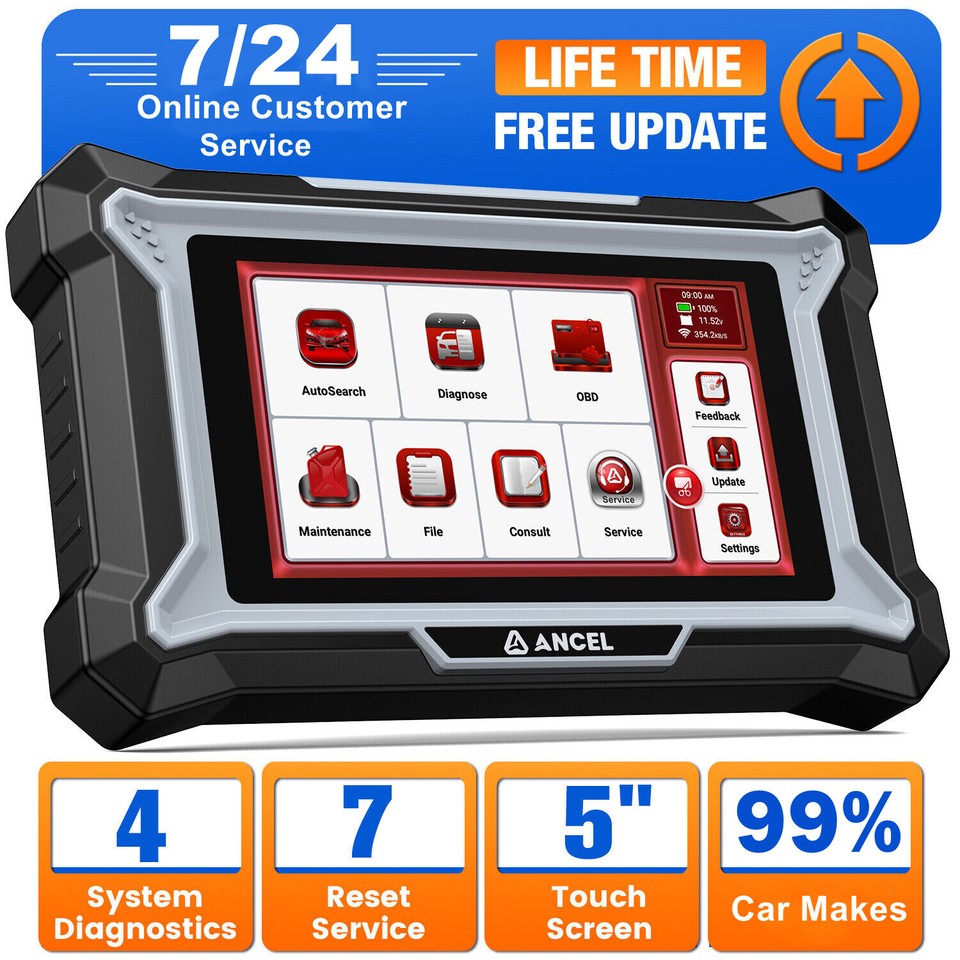 Check Engine Transmission ABS SRS Code Reader OBD2 Scanner Car ...