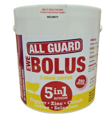 All Guard Ewe 5 in 1 Bolus 2 Gram Copper 250's | eBay UK