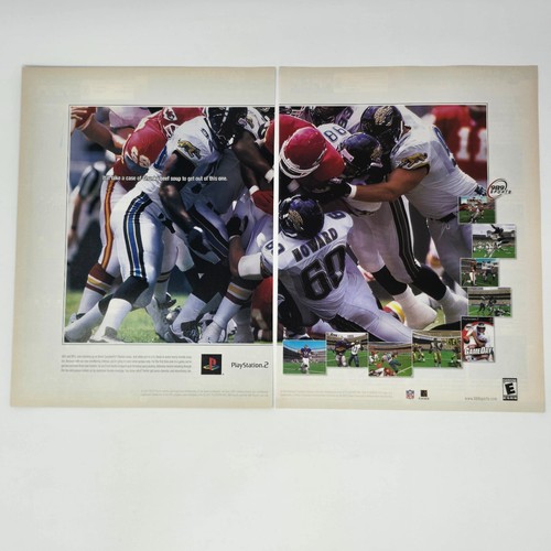 NFL GameDay 2002 Sony PlayStation 2 PS2 Chunky Beef Print Ad/Poster ...