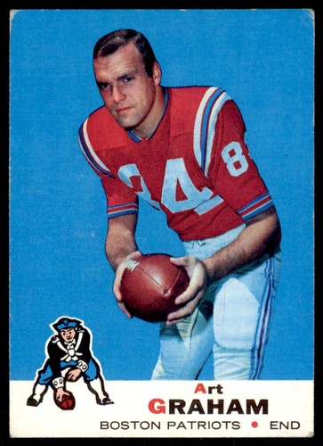 1969 TOPPS ART GRAHAM BOSTON PATRIOTS #39 | eBay