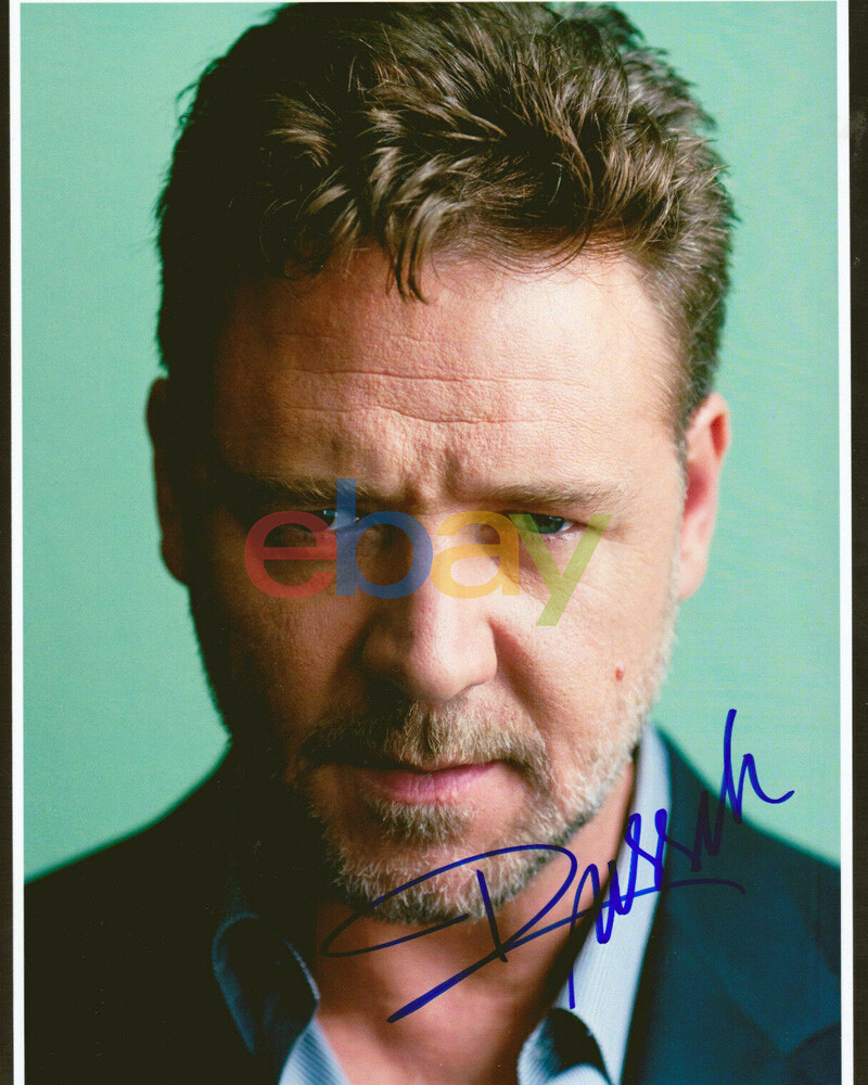 RUSSELL CROWE Signed 8 x 10 Color Photo AUTOGRAPHED reprint | eBay