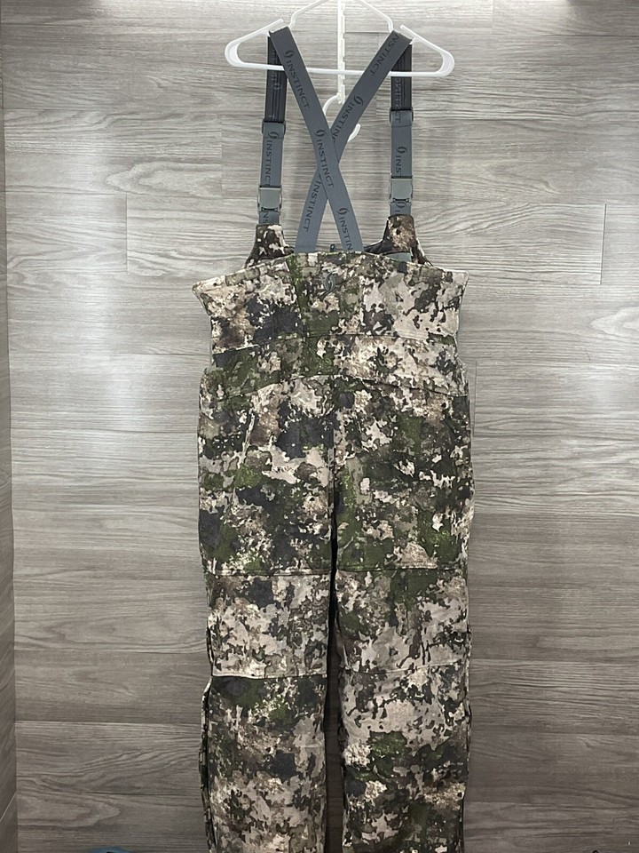 Mens XL Camo Bibs Standhunter Instinct Insulated Camo Hunting Bib ...