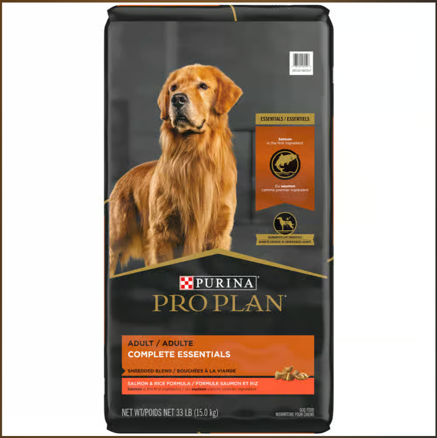 Purina Pro Plan Complete Essentials Shredded Blend Salmon Rice Dog Food ...
