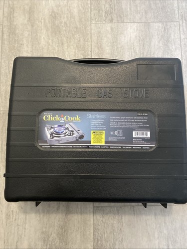 Camping Stove Bella Tavola Click 2 Cook Butane Powered Stainless NEW | eBay