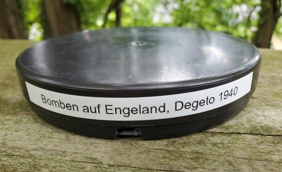 Vintage WWII Weltspiegel 16mm Film WW2 Military Film Degato Bombing Of ...