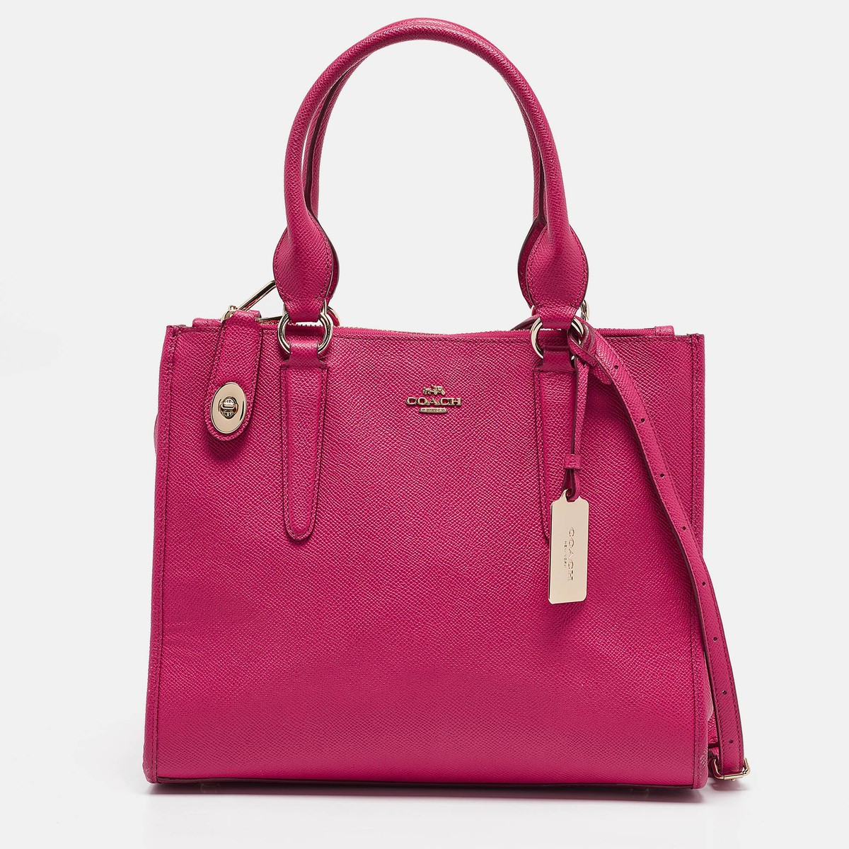 Coach Pink Leather Crosby Double Zip Tote | eBay Coach Pink Leather Crosby Double Zip Tote | eBay