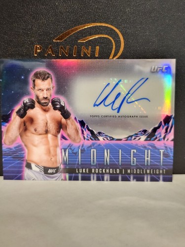 2024 Topps Midnight UFC - Horizon Signatures Luke Rockhold #HS-LRD (AU ...
