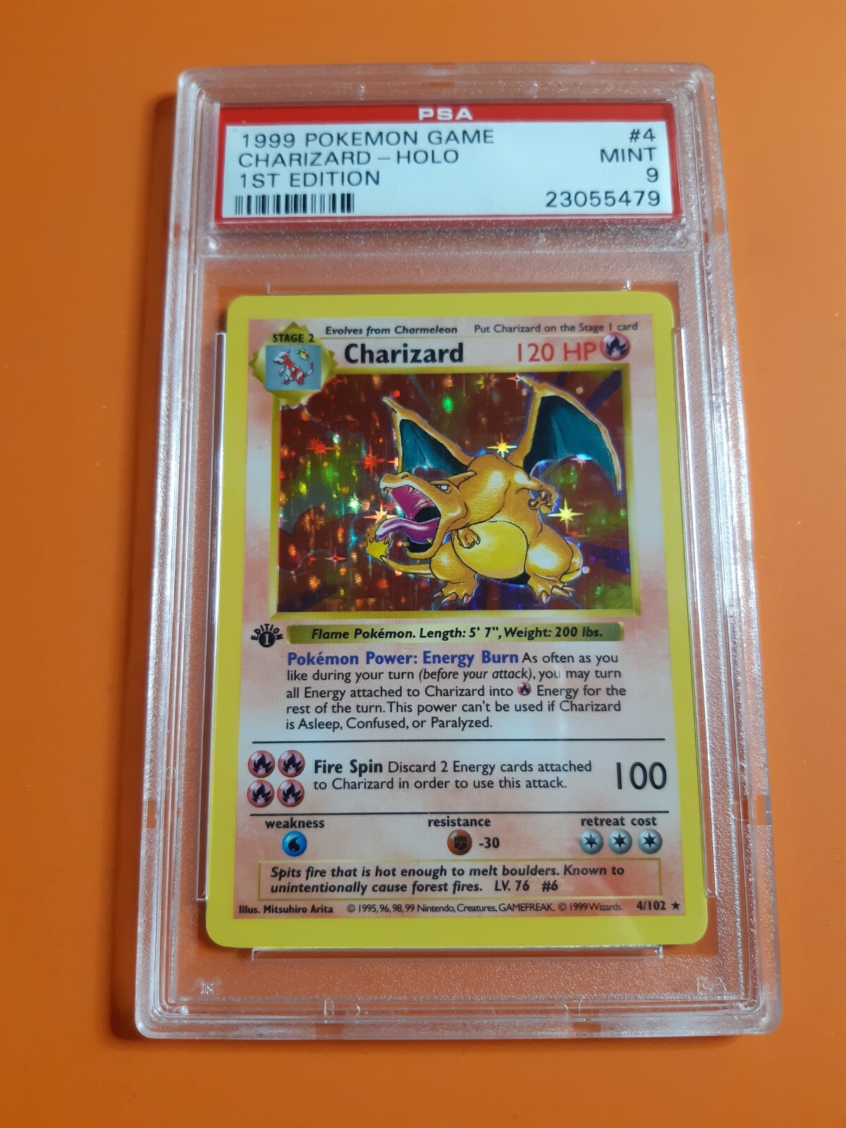 Pokemon 1st Edition Base Shadowless Set Complete PSA 9 Charizard Red ...