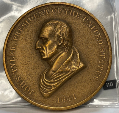 Bronze John Tyler Presidential Medal 3" President | eBay