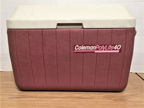 Rare Vintage Purple Plum Coleman Polylite 40 Quart Cooler USA 23" x 13 ...