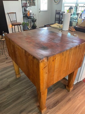 1900-1950 - Antique Butcher Block