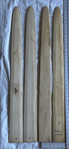 4 Marten/Female Mink Wood Stretcher Boards For Fur Handling 3 1/2 X 36 ...