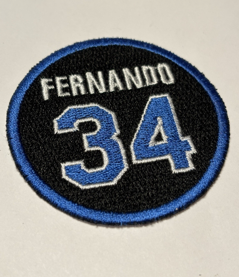 Fernando Valenzuela 34 Memorial Patch 2024 World Series LA Dodgers ...