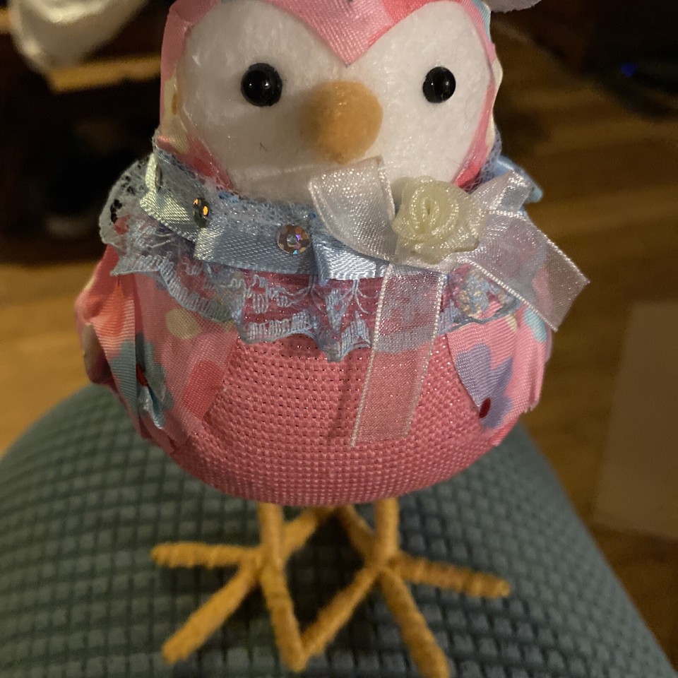 Spring Floral Spritz Decorative Bird | eBay