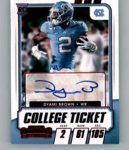 2021 Panini Contenders Draft Picks - College Ticket Autographs Game ...